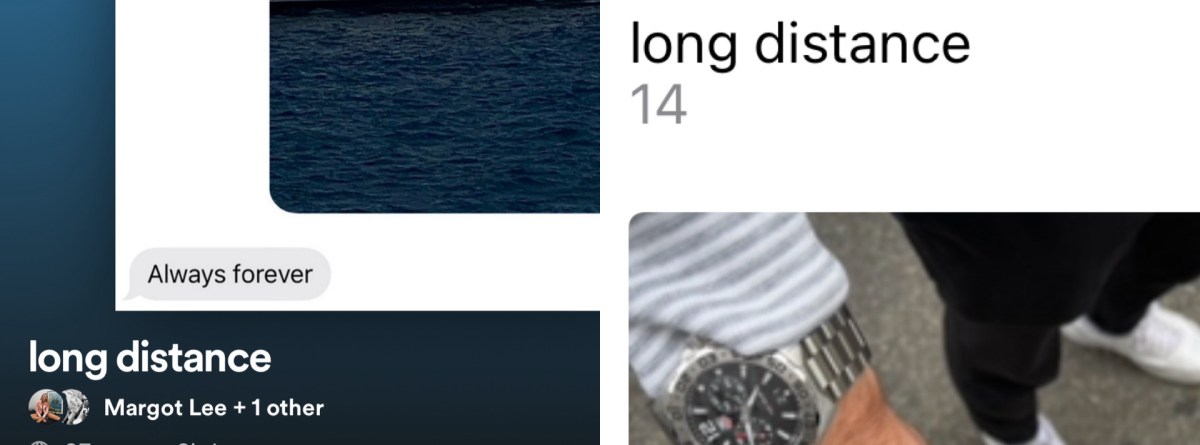 The “long distance relationship” collection. – margot lee.